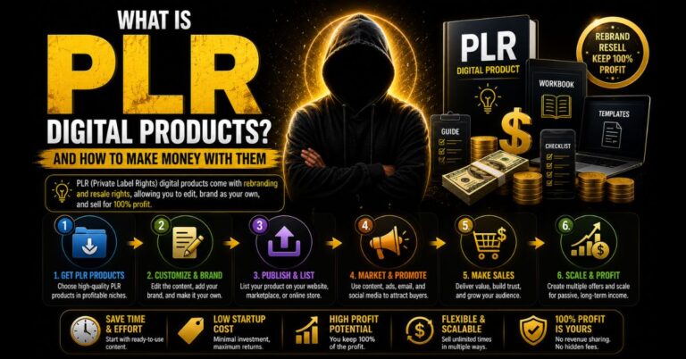 What Is PLR Digital Products & How to Make Money with Them